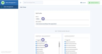How to Create/Edit a System Admin