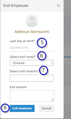 How to exit an employee