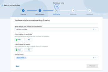 How To Create Exit Activities