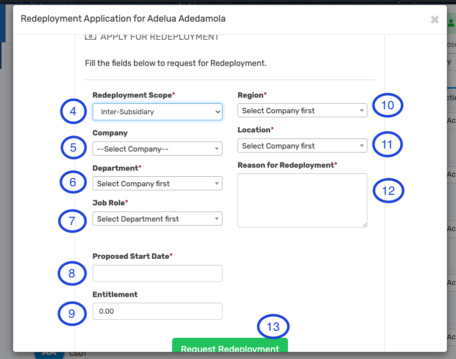 How To Redeploy An Employee As An Admin