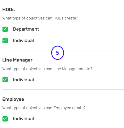 How To Enable HOD's To Create Objectives