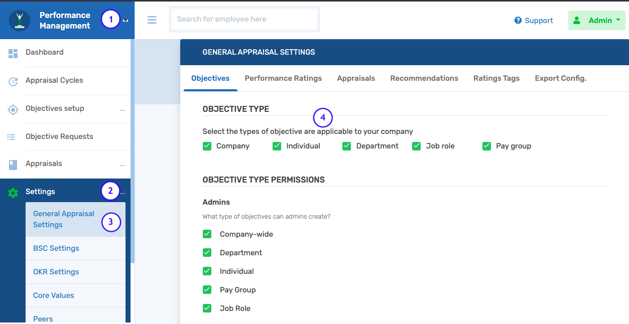 How To Enable HOD's To Create Objectives