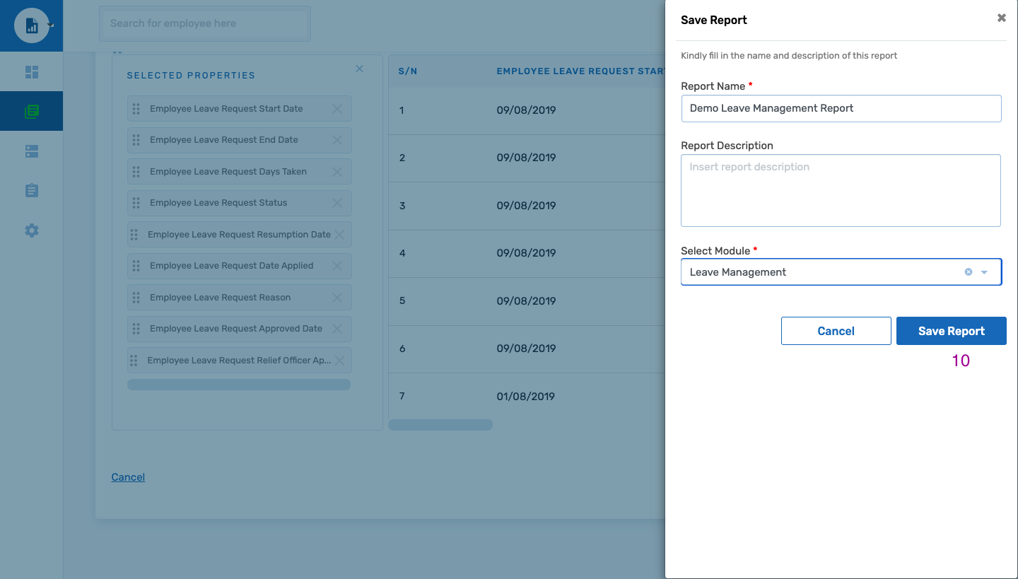 How to build a report.