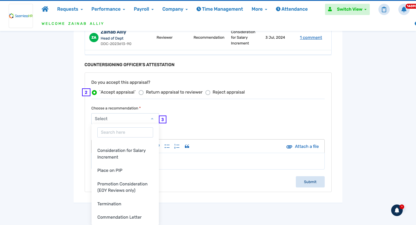 How to Appraise as a Countersigning Officer (Behavioural-only appraisal).