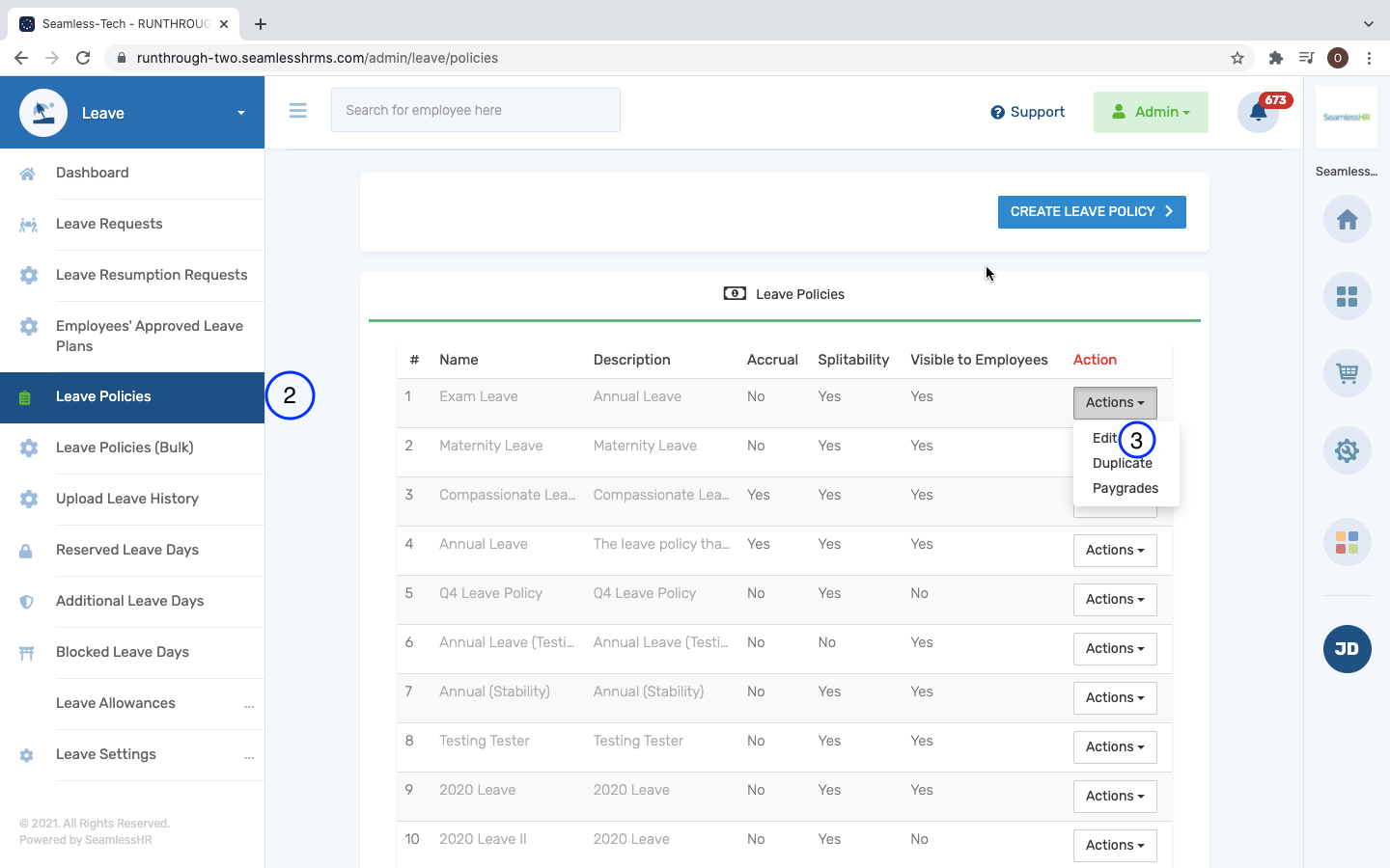 How To Link A Leave Allowance To An Annual Leave Policy