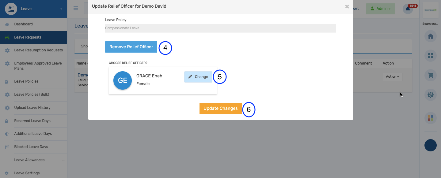 How To Remove A Relief Officer.