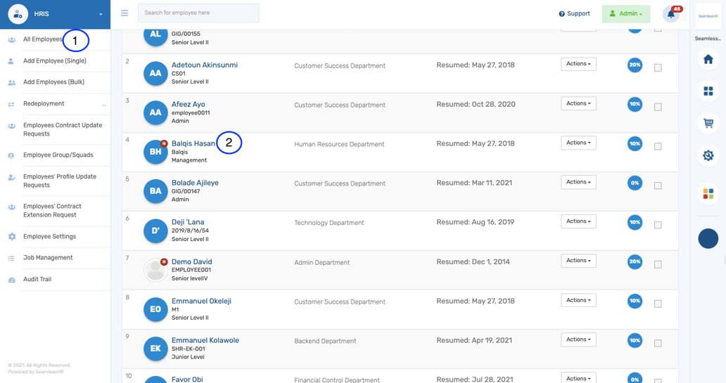 How To Reset An Employee's Leave Days.