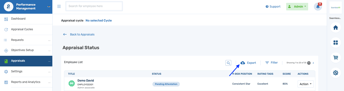 How To Spool Appraisal Report As An Admin.