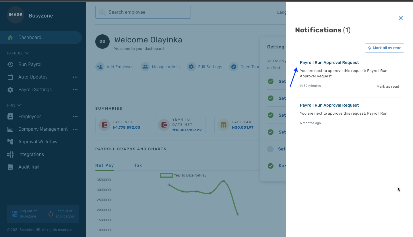How to Approve a Payroll Run