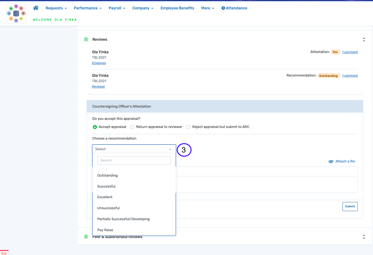How to appraise as a countersigning officer (Behavioural-only appraisal).