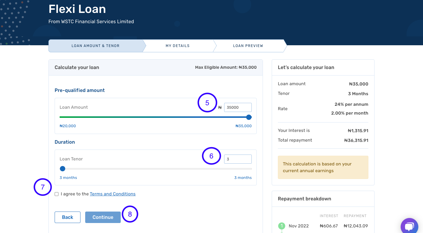 How To Apply for a Flexi Loan on MarketPlace as an Employee