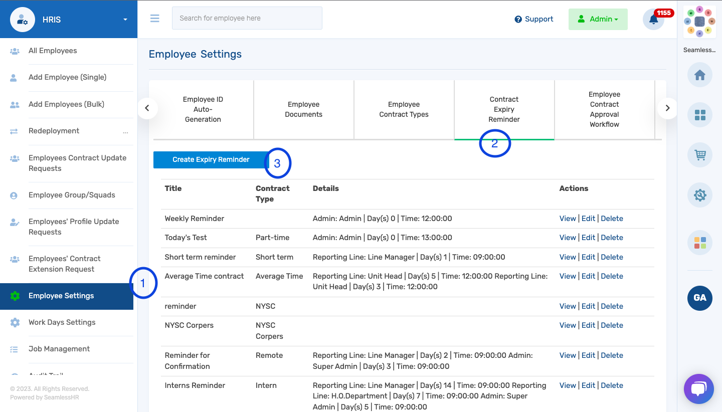 How To Setup Employees' Contract Expiry Reminder