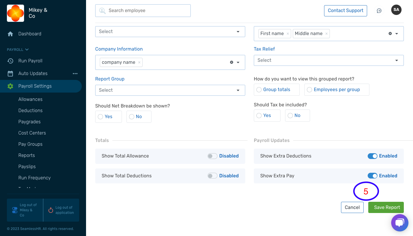 How to Create Custom Report