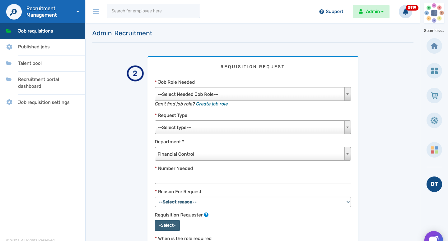 How To Create Job Requisitions As An Admin
