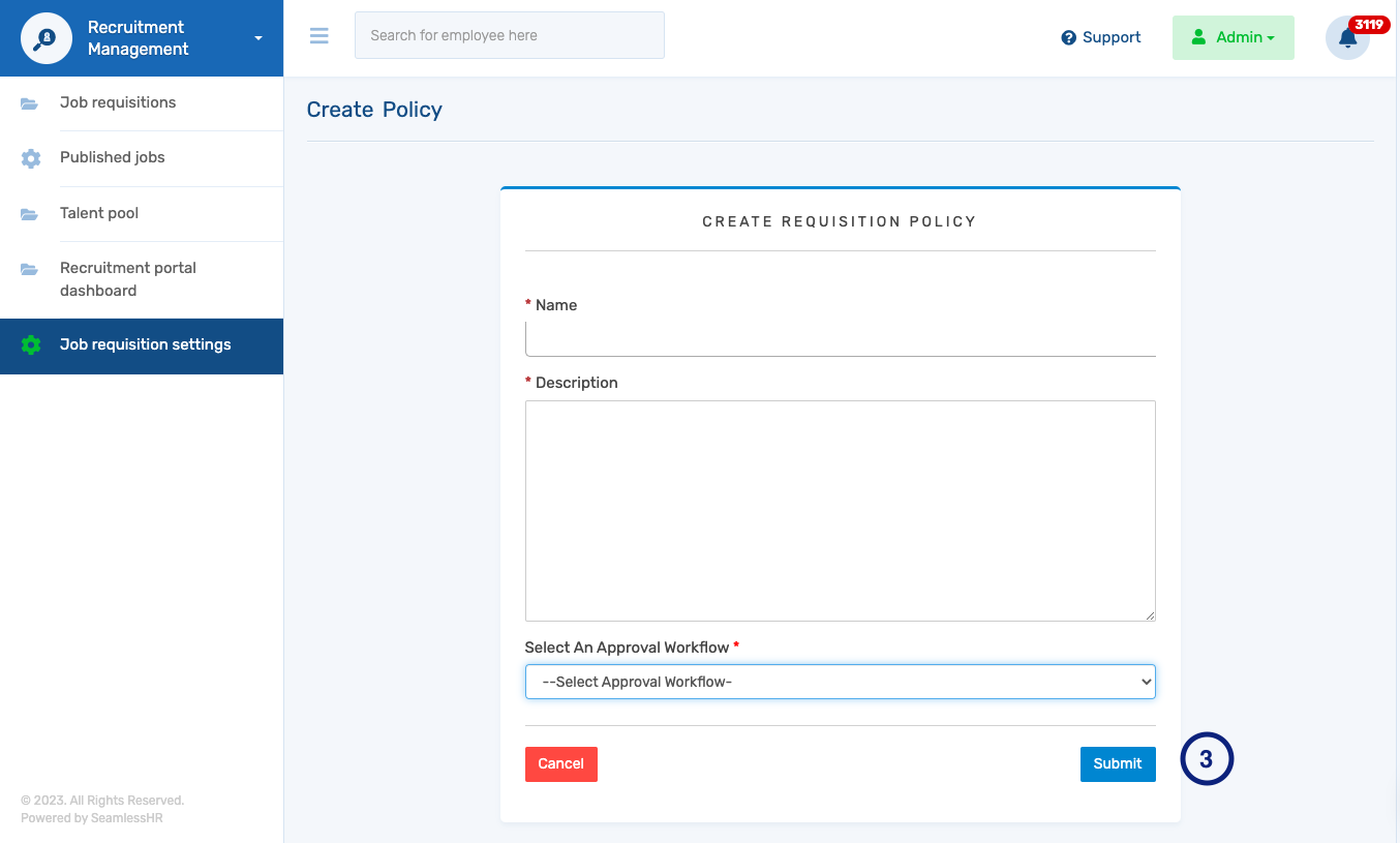 How To Setup Job Requisition Policy
