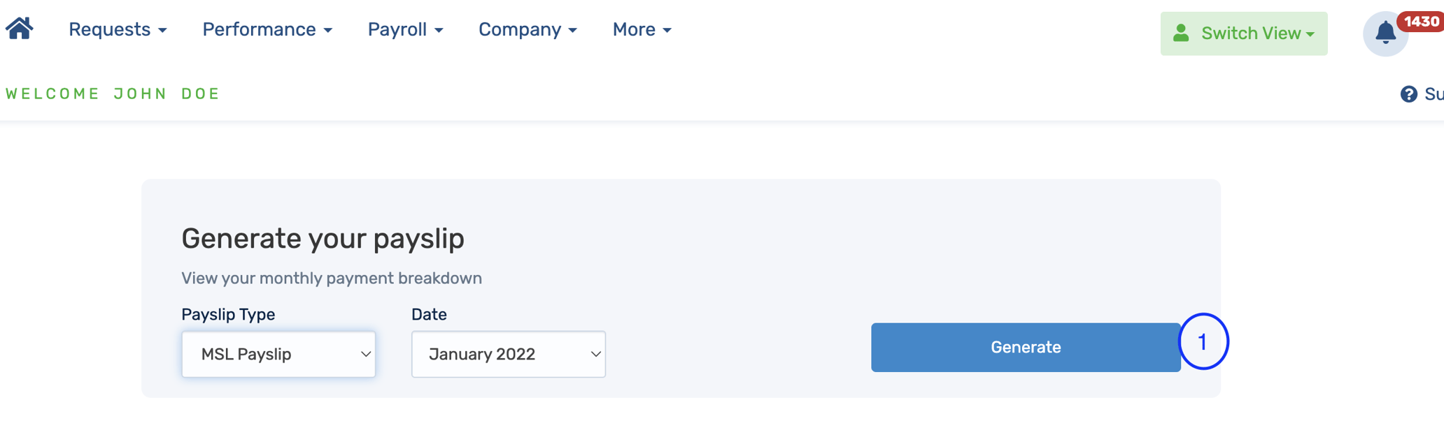 How to View and Download Payslip as an Employee
