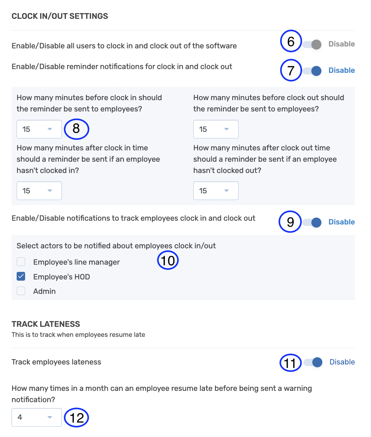 How to Setup the time and attendance module.