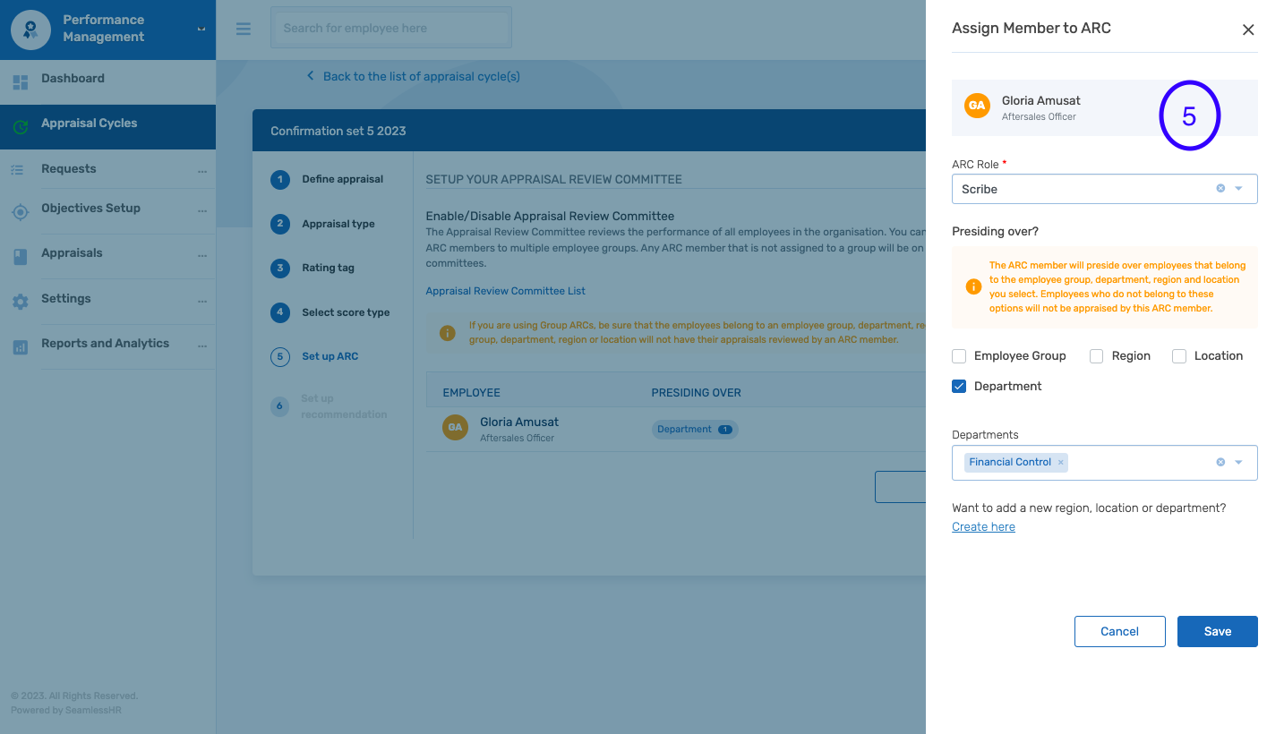 How to assign ARC roles to an employee