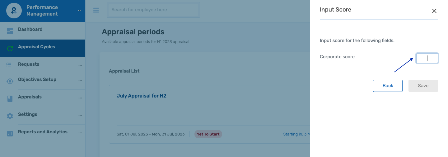 How to Input Organisation Custom Score.