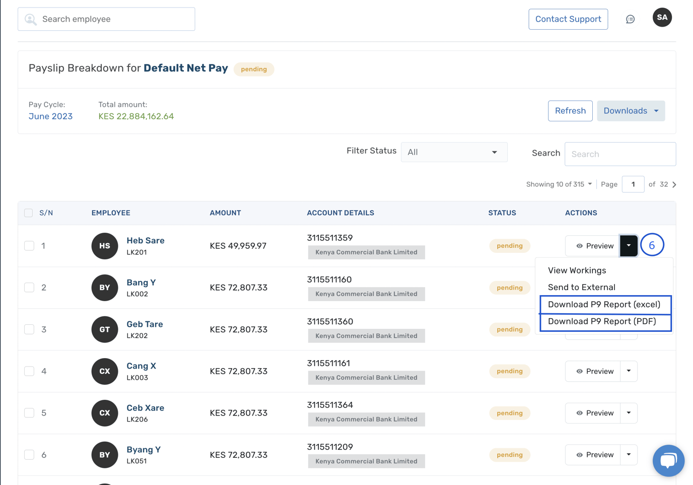 How to Download P9 Report on SeamlessPayroll