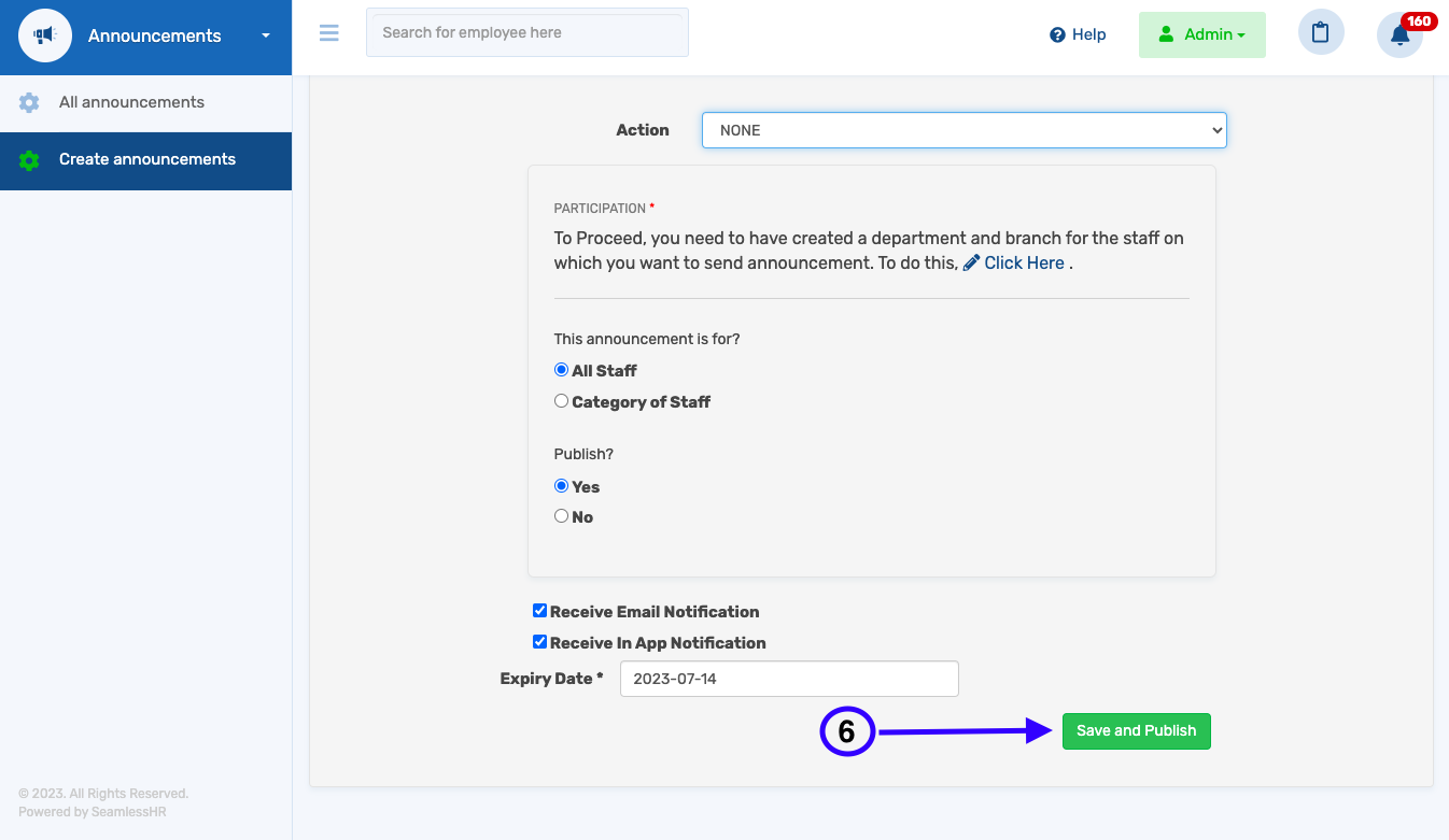How to Add an Image to an Announcement