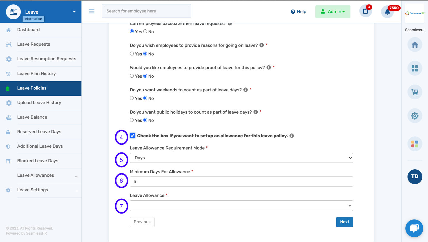 How To Link A Leave Allowance To An Annual Leave Policy