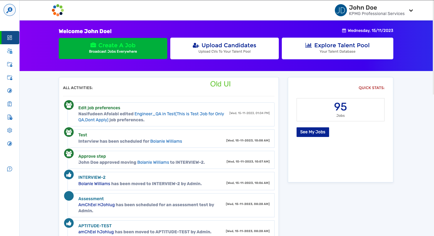 The New SeamlessHiring Dashboard