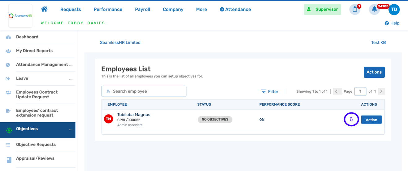 How to Setup Subordinates' Objectives as a Supervisor