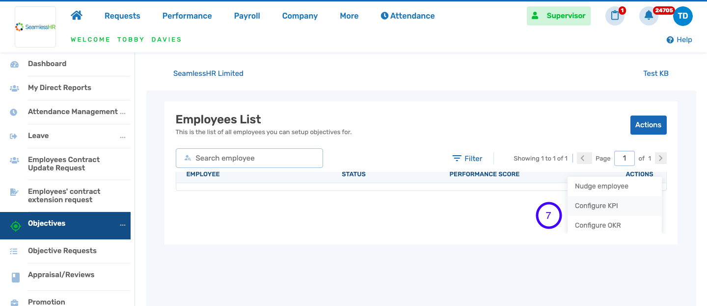How to Setup Subordinates' Objectives as a Supervisor