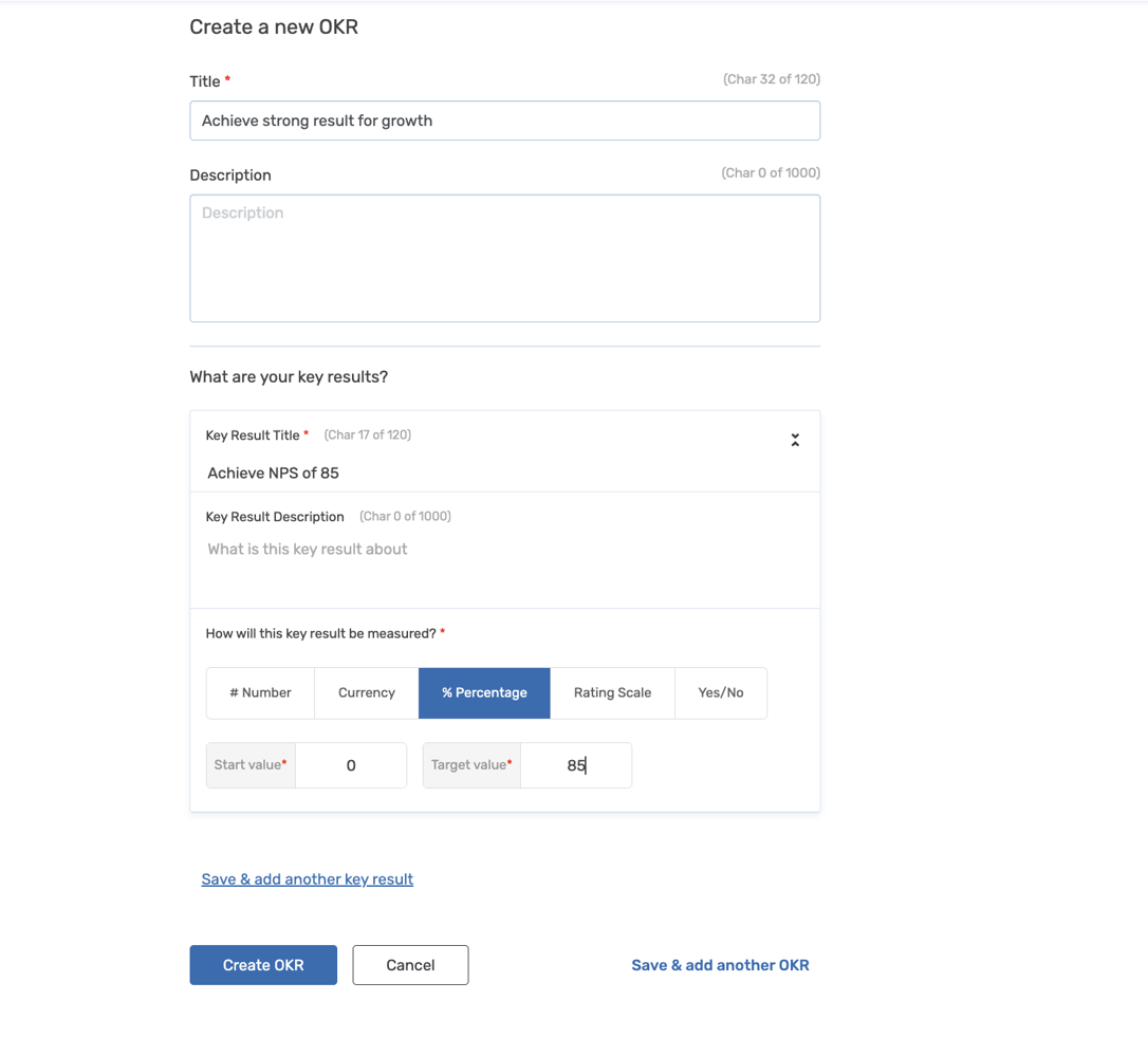 How to set up departmental objectives