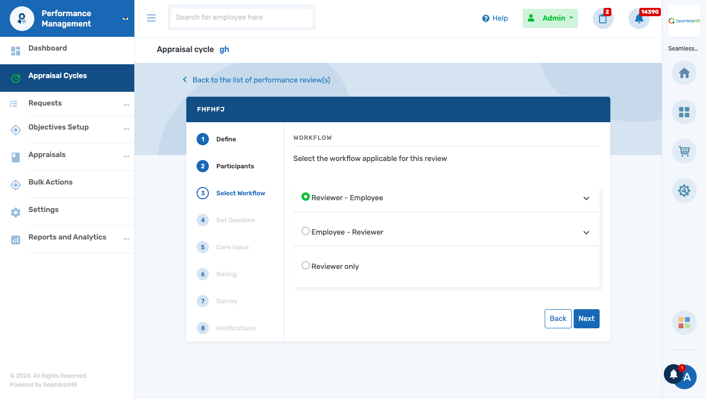 How To Set Up Performance Review