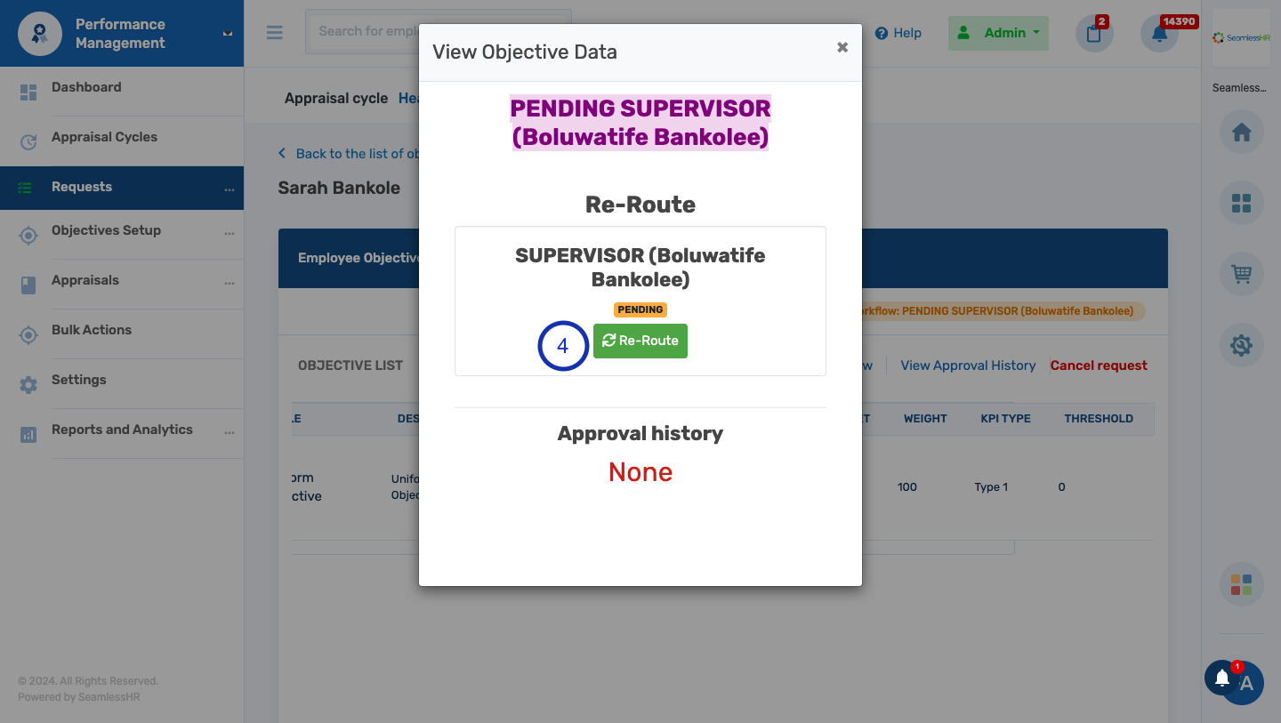 How To Reroute Objectives Requests