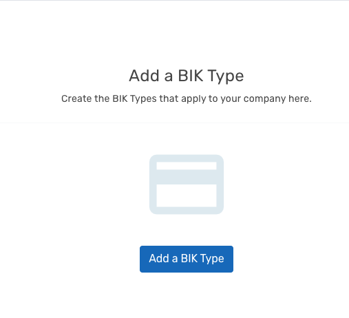 How To Setup BIK Type.