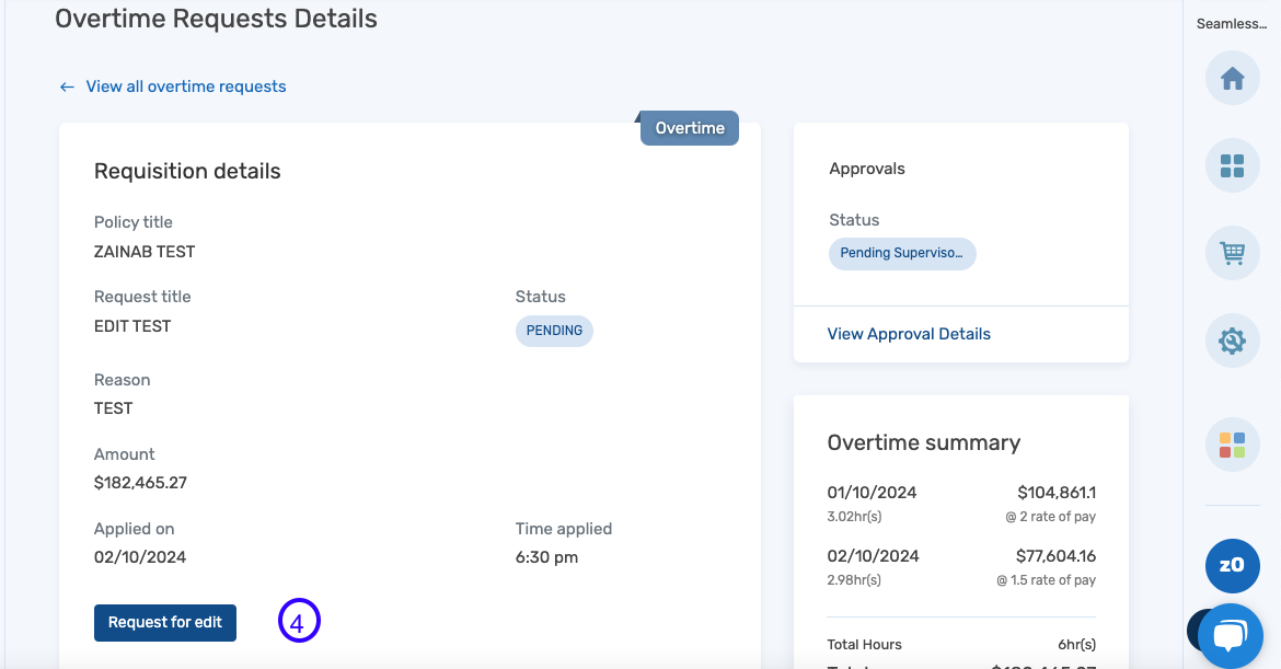 HOW TO REQUEST FOR OVERTIME REQUISITION EDIT AS AN APPROVER