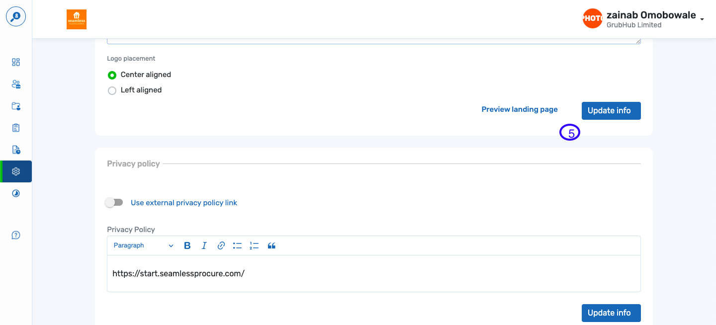 How To Edit Company Information On SeamlessHR RMS