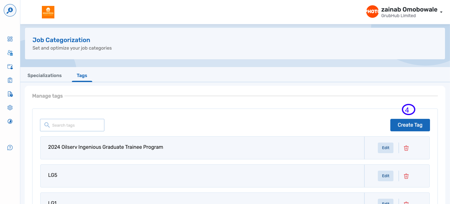 How To Create/Manage Job Tags On SeamlessHiring