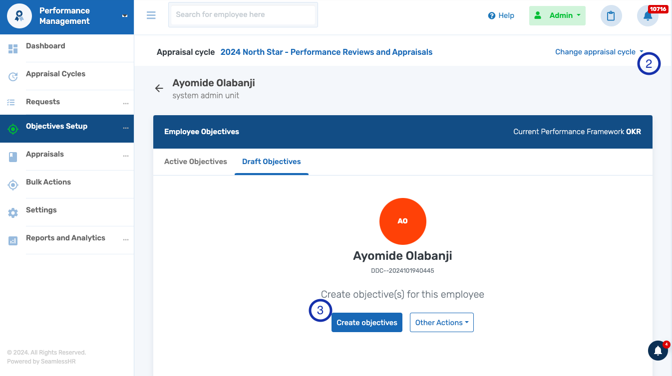 How To Assign Employees' Objectives To Other Reviewers In Matrix Appraisals