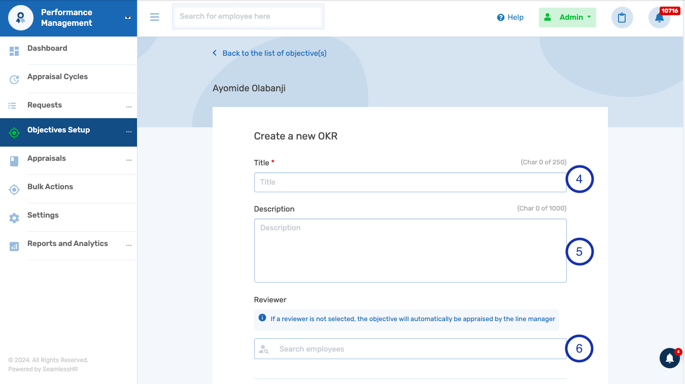 How To Assign Employees' Objectives To Other Reviewers In Matrix Appraisals