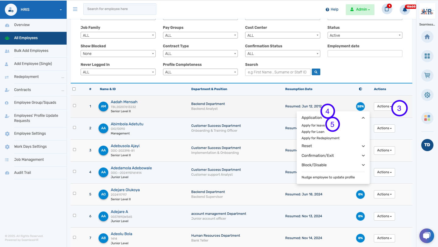 How Admins Can Apply For Leave On-behalf Of An Employee