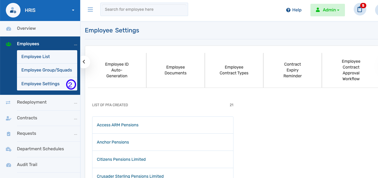 How to create employee document