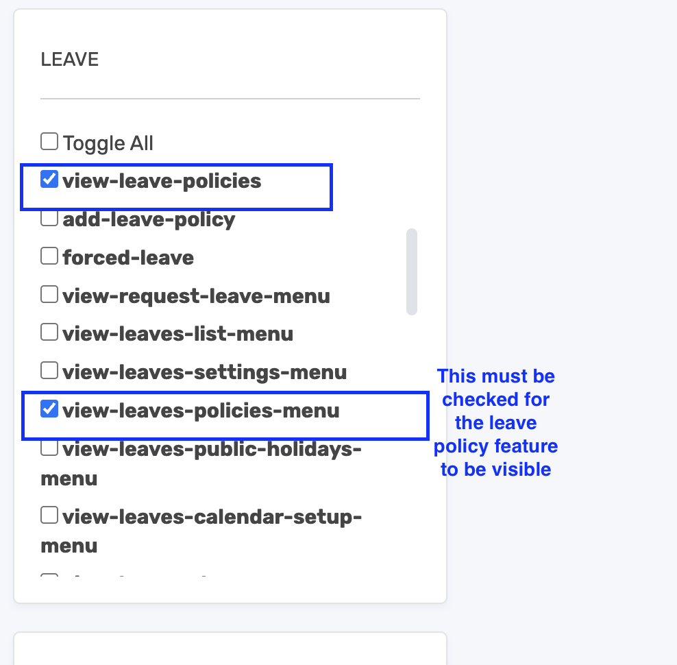 Leave Management Release Note For July 2025