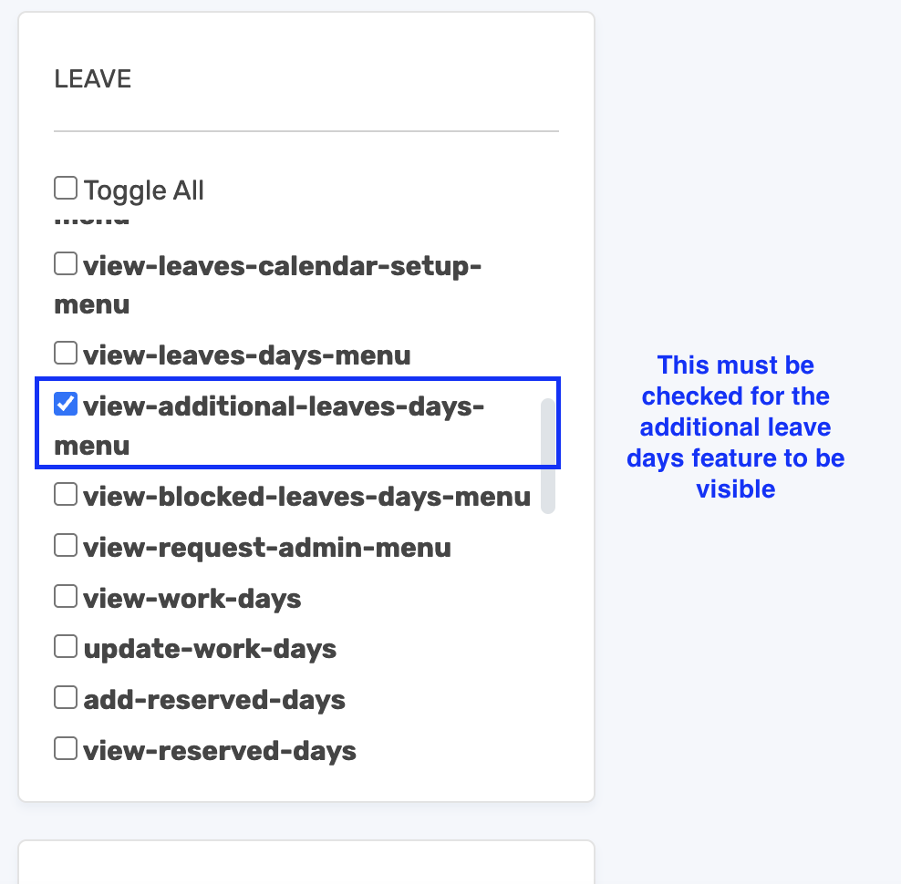 Leave Management Release Note For July 2025