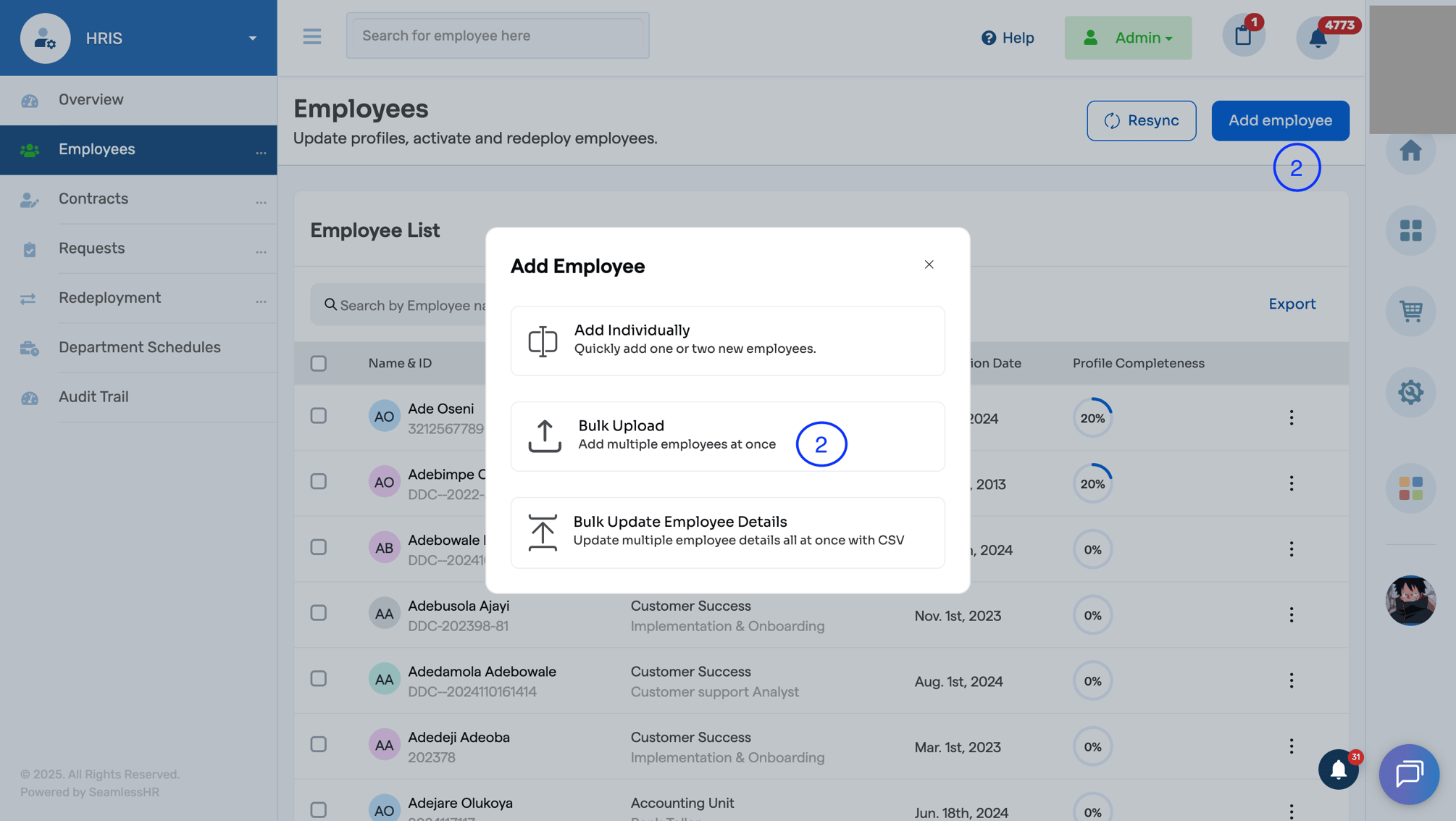 How to Add Employees in Bulk