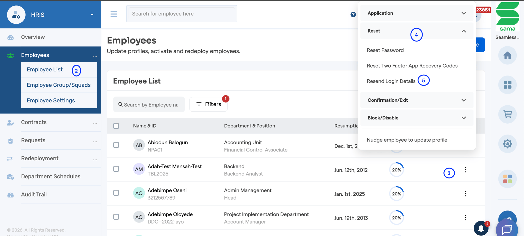 How to send login details to employees