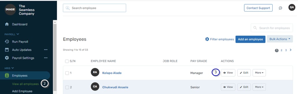 How to de-activate and activate employees on seamless payroll.
