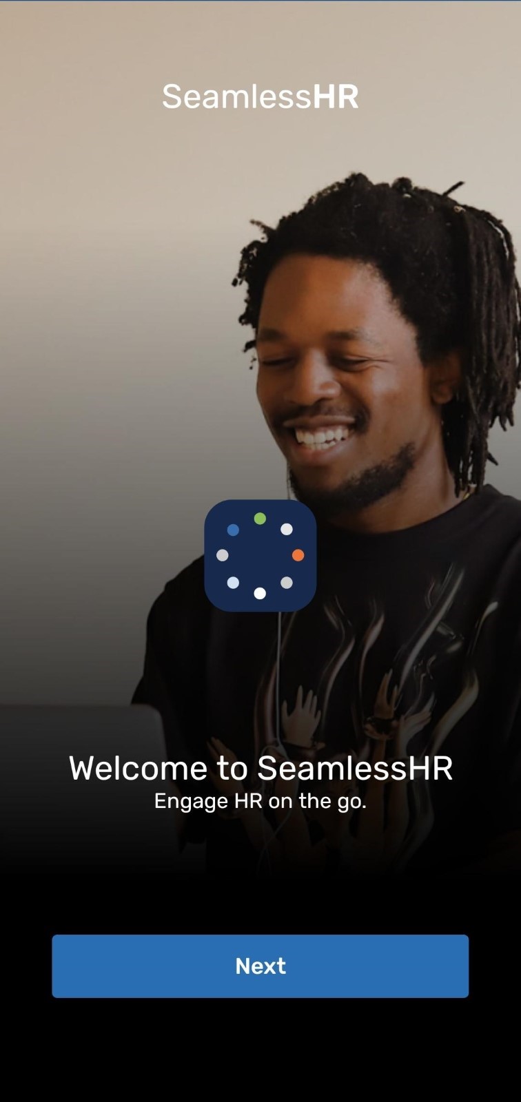 SeamlessHRMS Mobile App Sign-Up Guide