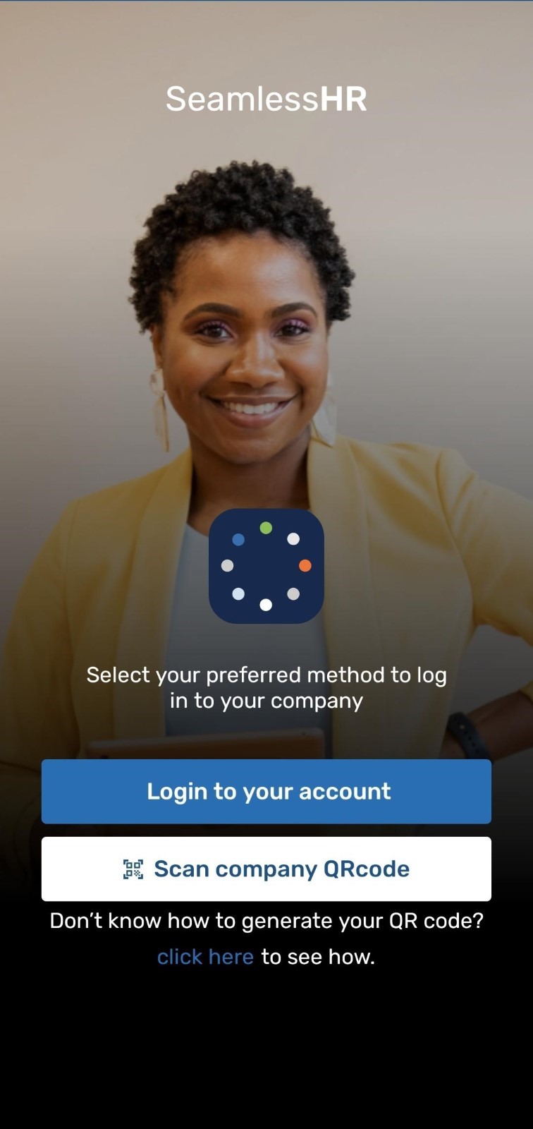 SeamlessHRMS Mobile App Sign-Up Guide