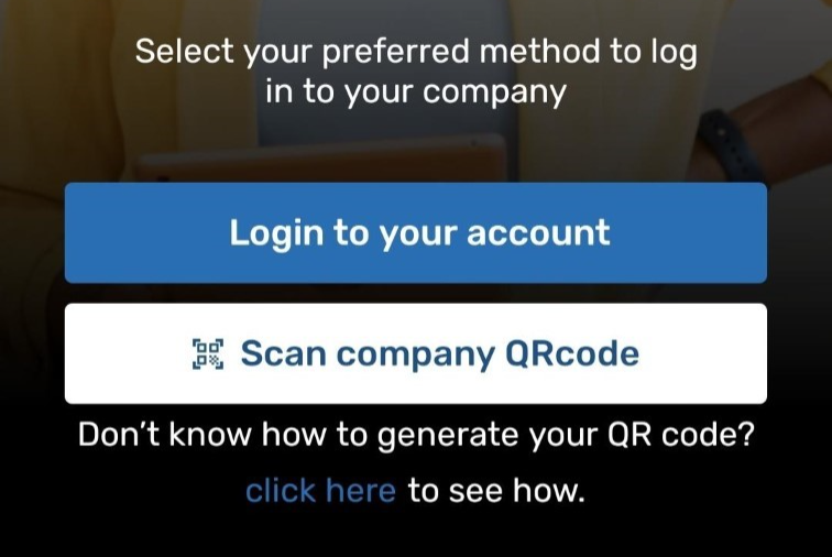 SeamlessHRMS Mobile App Sign-Up Guide