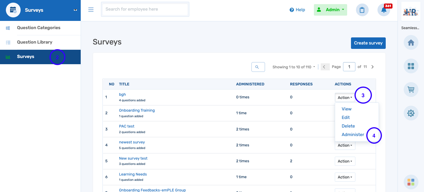 How To Administer A Survey Question
