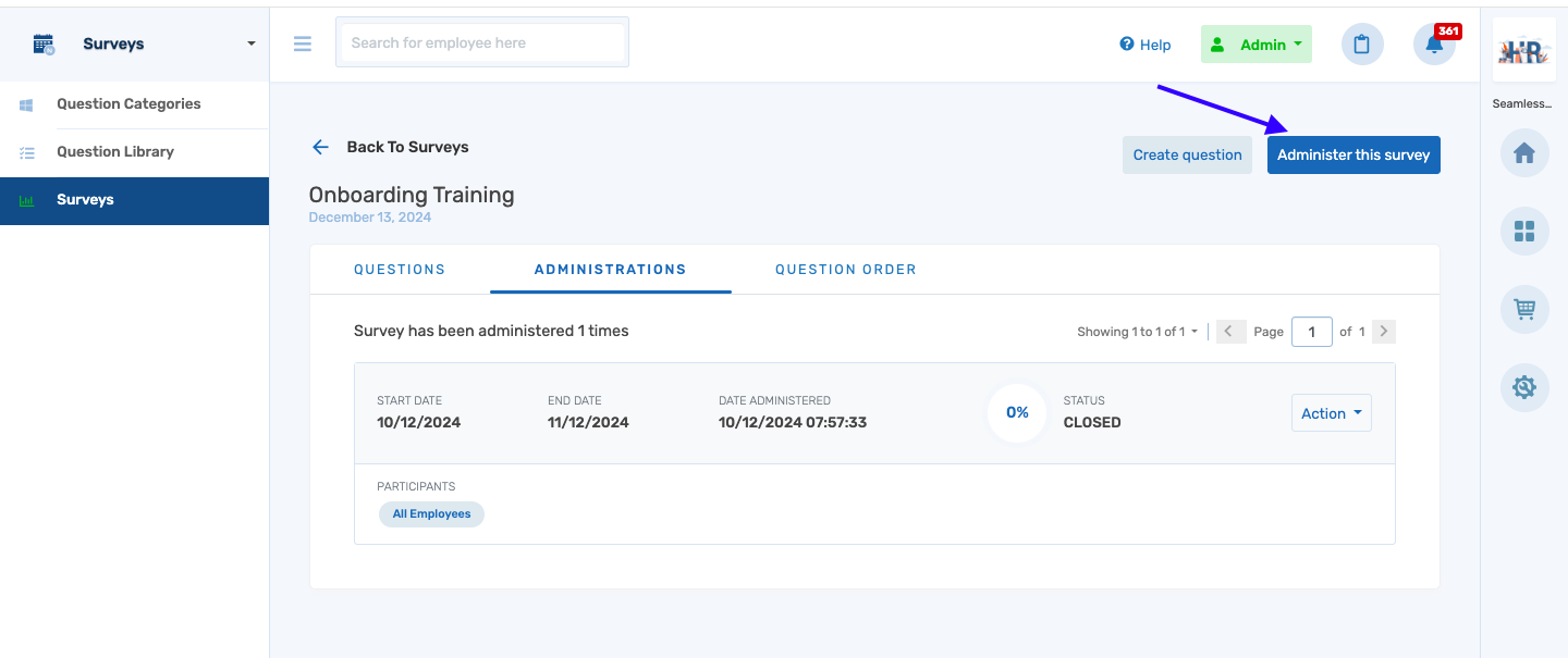 How To Administer A Survey Question
